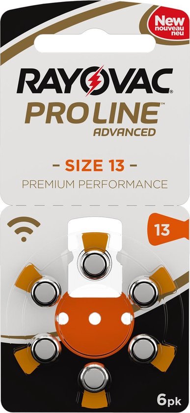 Rayovac 13 ProLine Advanced (Premium Performance) Zinc Air - 10 pakjes ...