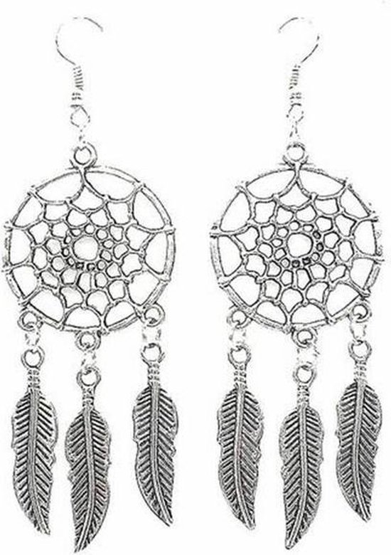 Sieraden - Oorbellen - Bohemian - Dromenvanger - Zilverkleurig | bol.com