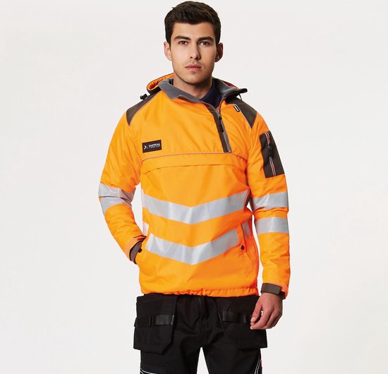 Regatta Mens Tactical Hi Vis Waterproof Reflective Overhead Bomber ...