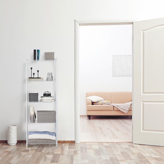 relaxdays opbergrek metaal - schoenenrek - badkamerrek - rek voorraad ...