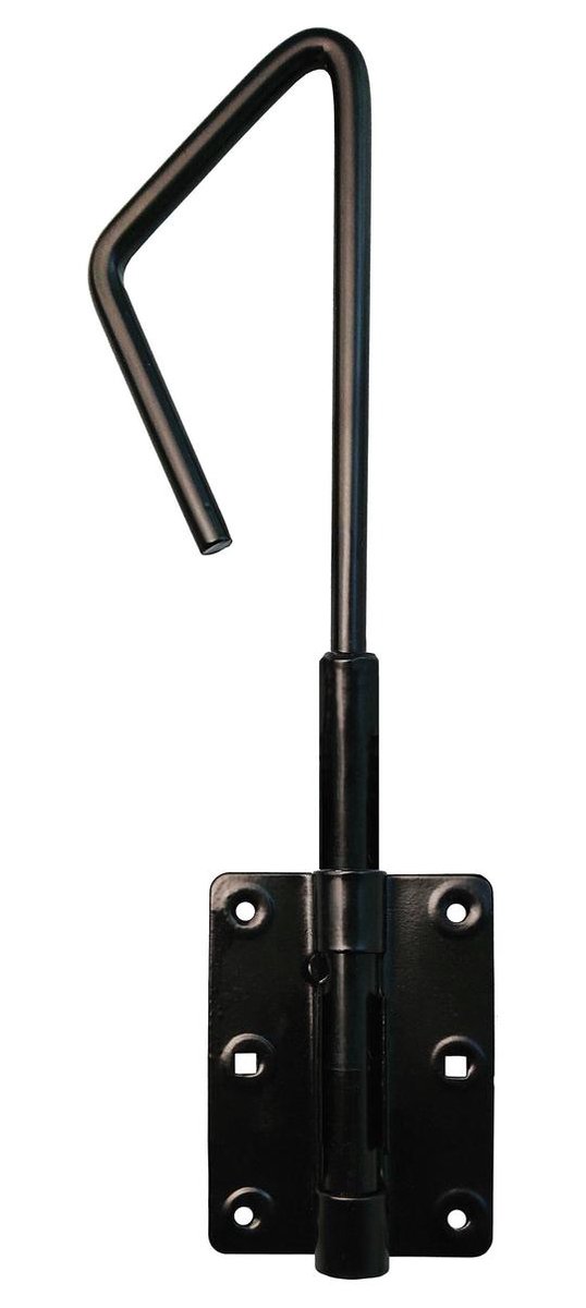 Grondgrendel voor poort en hek in gelakt metaal | ZWART | bol.com