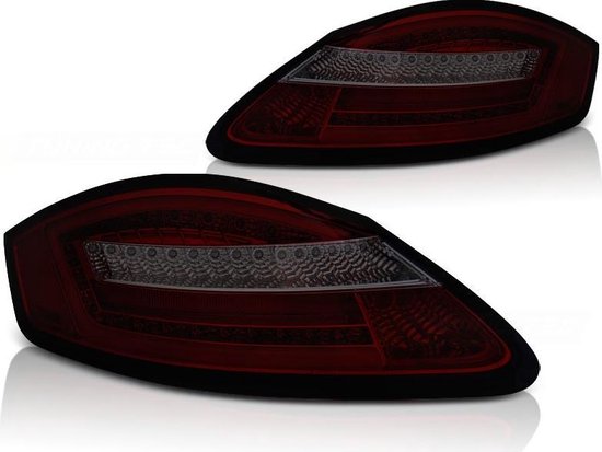 Achterlichten PORSCHE BOXSTER 987 / CAYMAN 05-08 ROOD SMOKE SEQ LED | bol