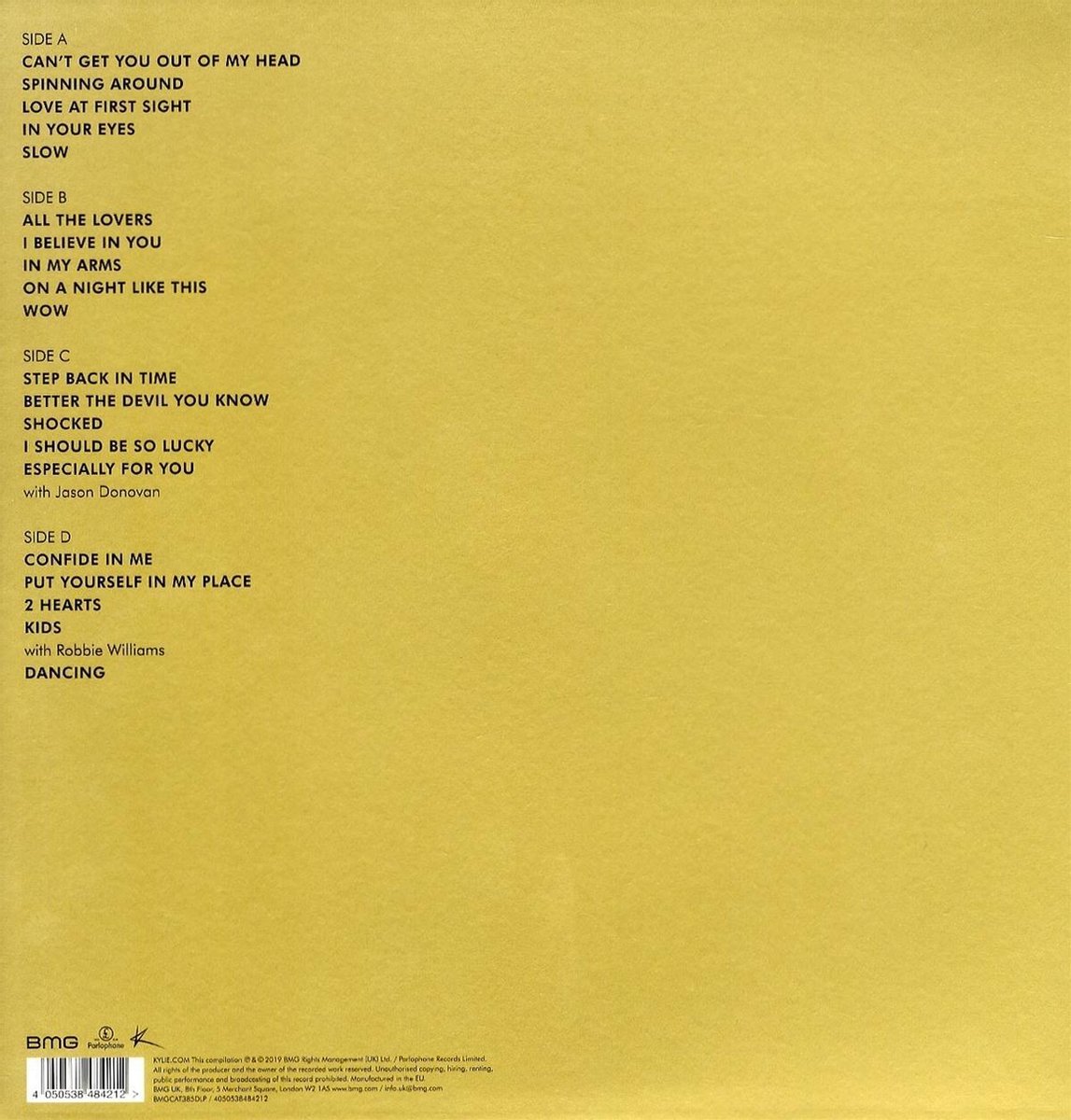 Step Back In Time: The Definitive Collection, Kylie Minogue | LP (album ...