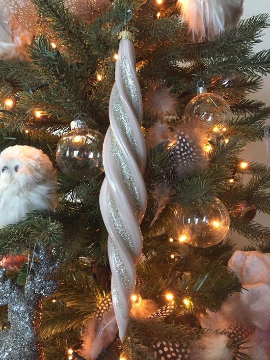 2 Pegels L 30 cm, Champagne-goud, gedraaid - per 2 stuks | bol.com