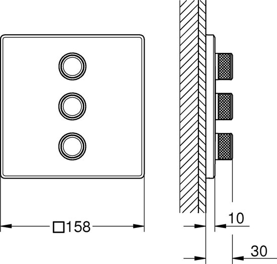 GROHE Grohtherm SmartControl Douchethermostaat - Cool Sunrise ...