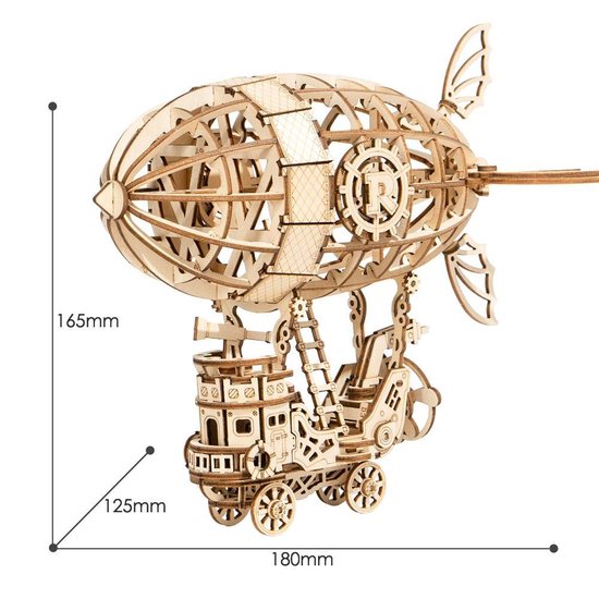 Modelbouw Airship 3D houten puzzle | bol.com