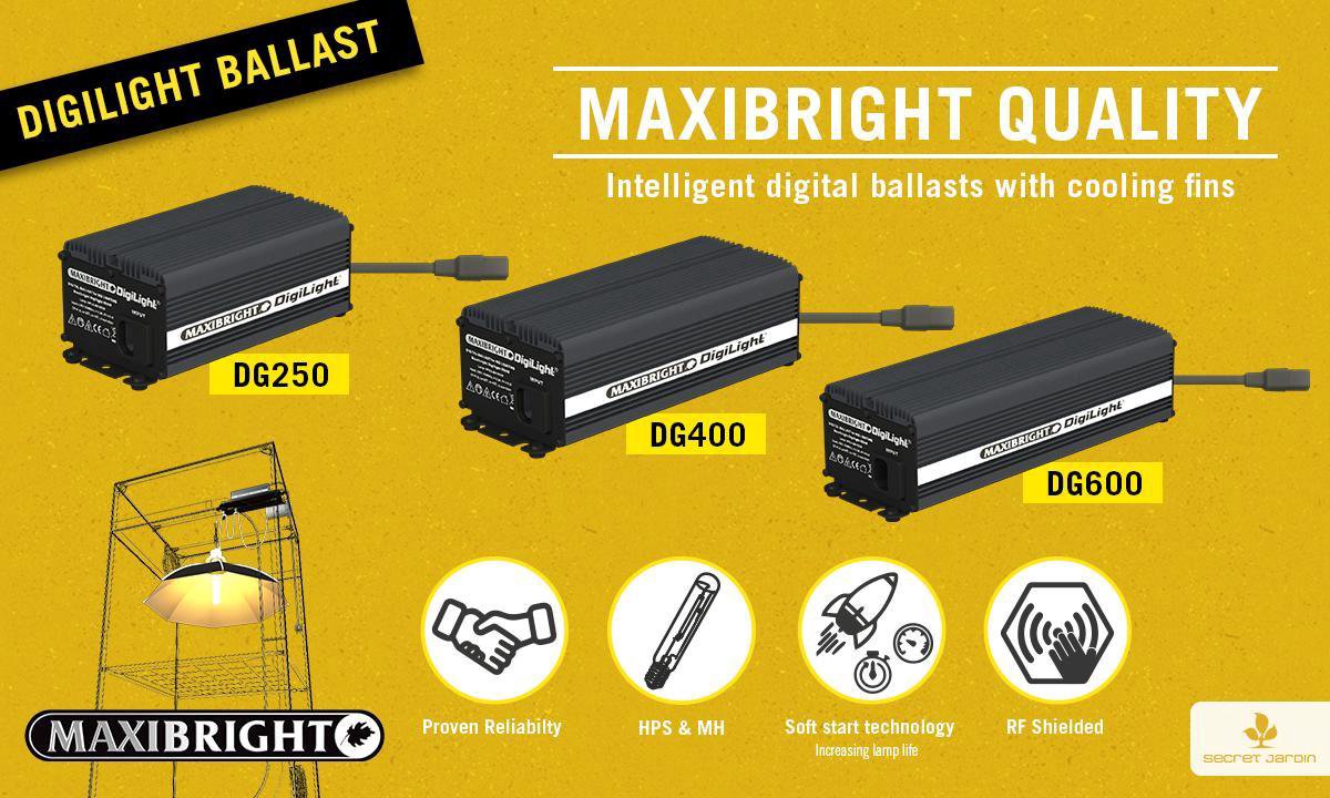 Maxibright Digilight Ballast 600 Watt HPS + MH | bol.com