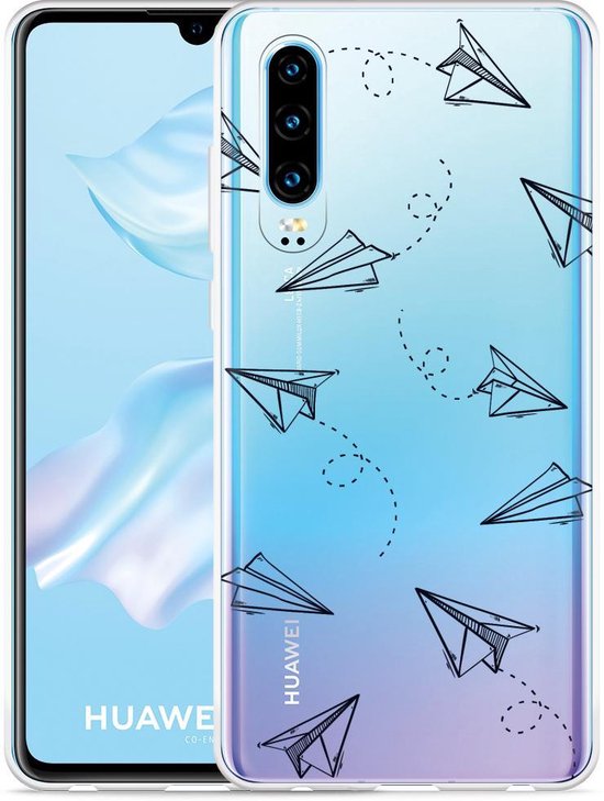Huawei P30 Hoesje Paper Planes Designed by Cazy | bol.com