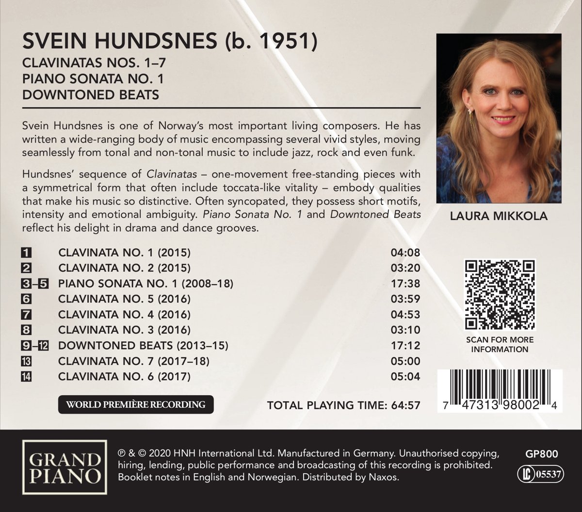 Laura Mikkola - Clavinatas Nos. 1-7 - Piano Sonata No. 1 - Downton (CD ...