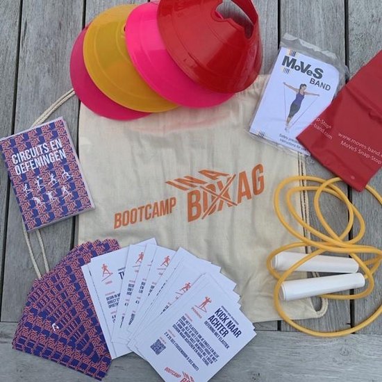 BOOTCAMP IN A BOX COMPLEET. Een complete box met oefenkaarten, circuits ...