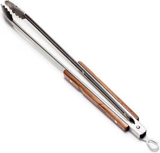 Petromax BBQ en kolen tang groot ZA1 - RVS met houten handvat | bol.com