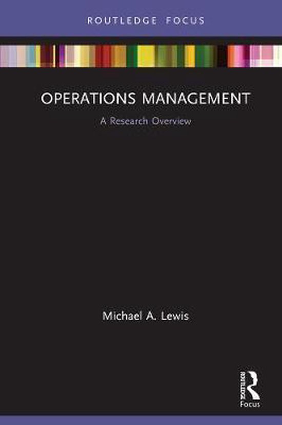 Operations Management | 9781138490628 | Michael A. Lewis | Boeken | bol.com