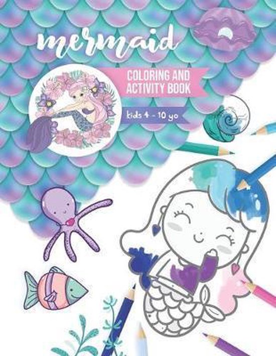 Mermaid Coloring and Activity Book, Ega Mm | 9781693621680 | Boeken | bol