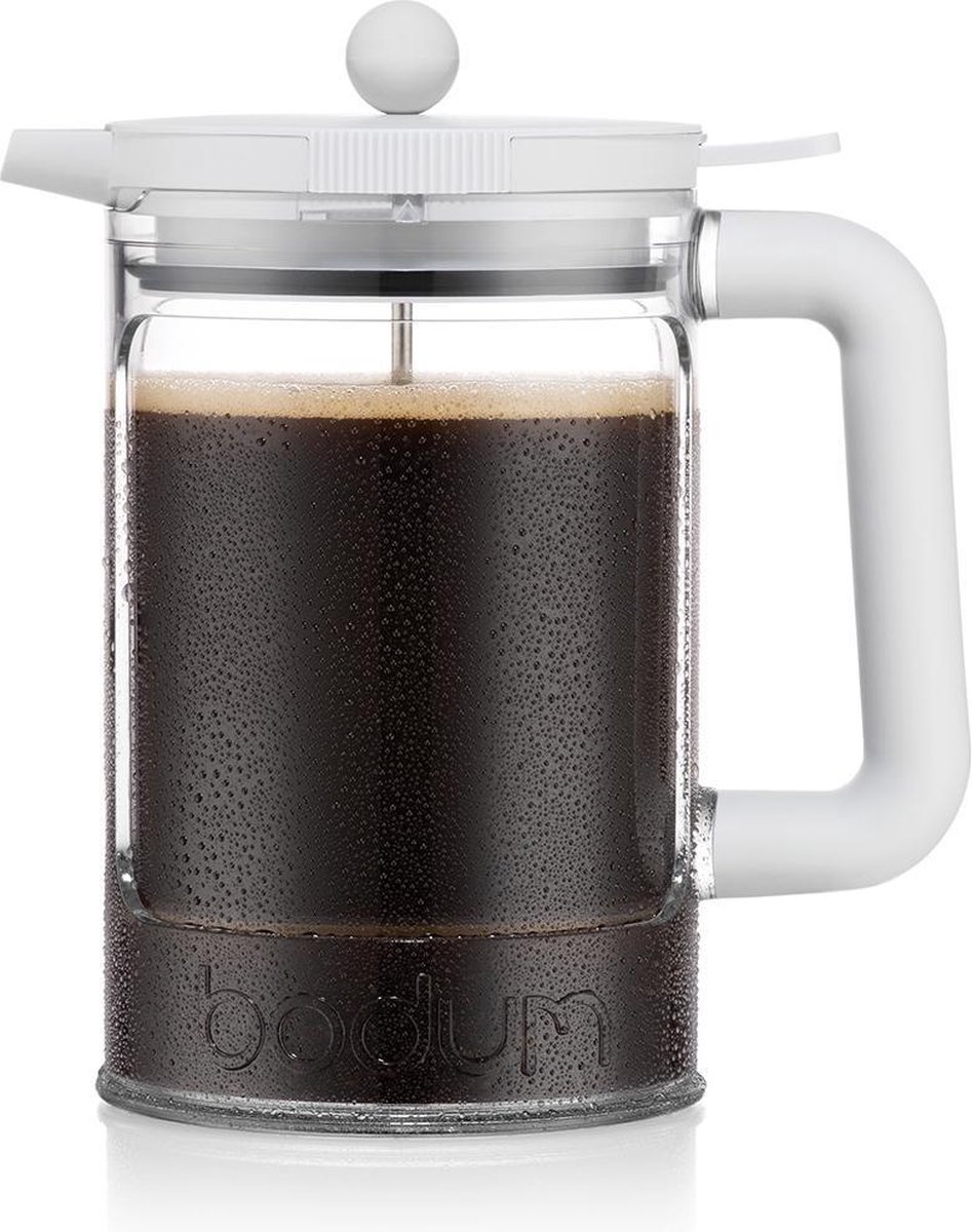 Bodum Bean Cafetière voor ijskoffie - Kunststof BPA-vrij - 1.5 l - 12 kops - Shaduw | bol