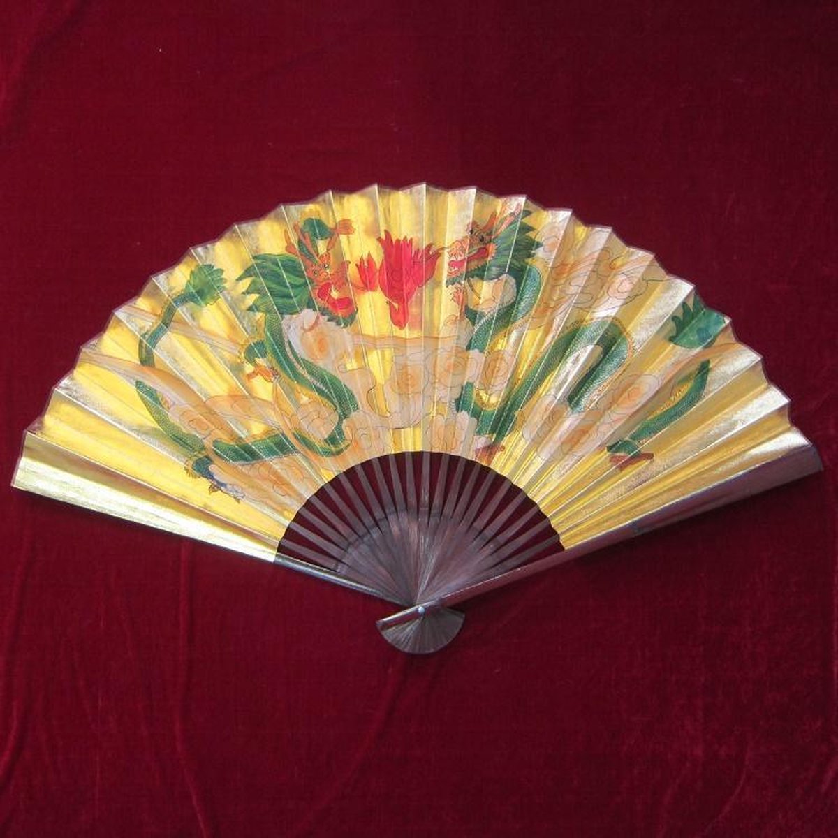 Chinese Gouden Sier waaier | bol.com