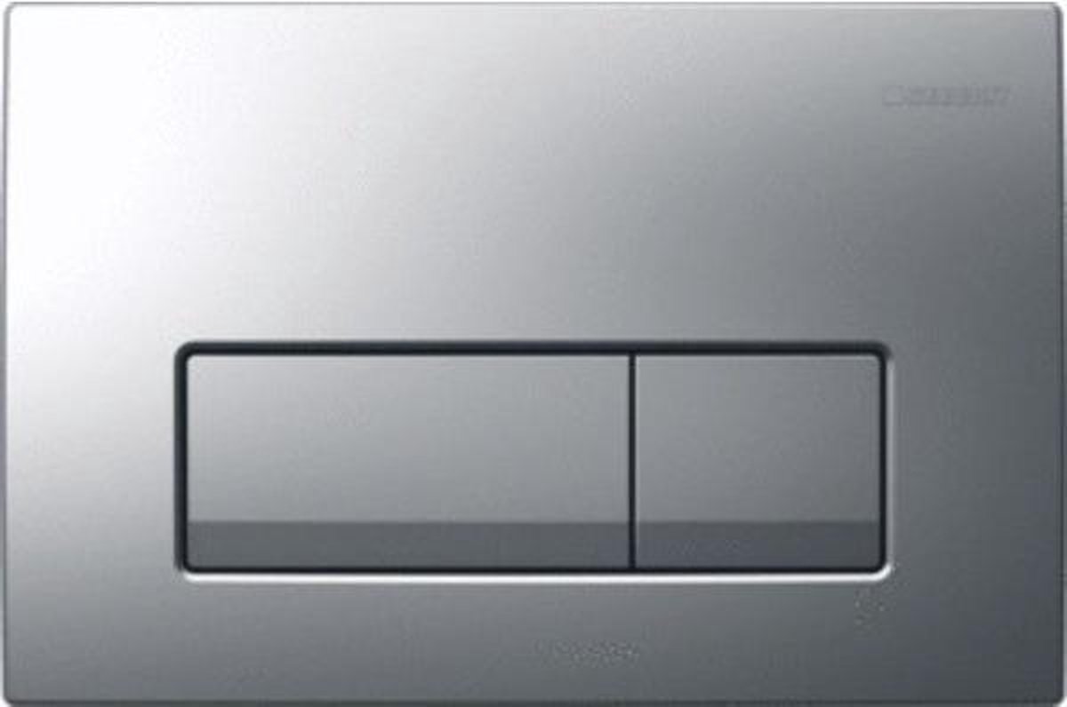 Geberit Delta 51 bedieningspaneel mat chroom voor Geberit Duofix ...
