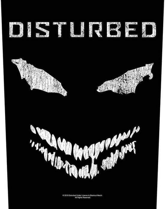 Disturbed Rugpatch Face Zwart | bol