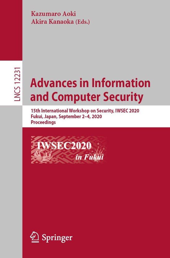 Lecture Notes in Computer Science 12231 - Advances in Information and ... Lecture Notes in Computer Science 12231 - Advances in Information and ...