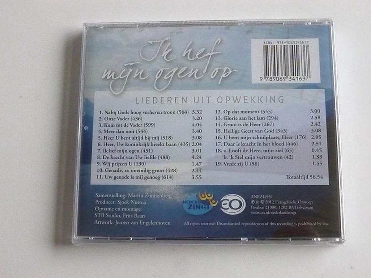 Ik Hef Mijn Ogen Op, Nederland Zingt | CD (album) | Muziek | bol.com
