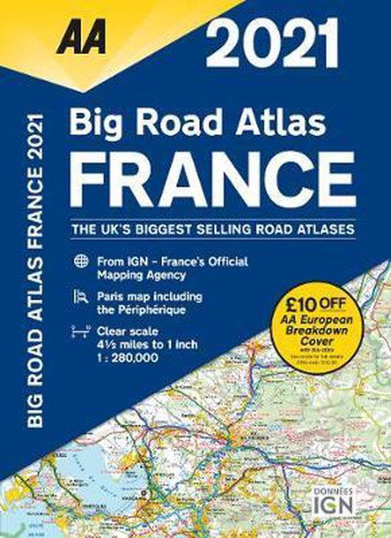 Big Easy Read France 2021, AA Publishing | 9780749582234 | Boeken | bol.com