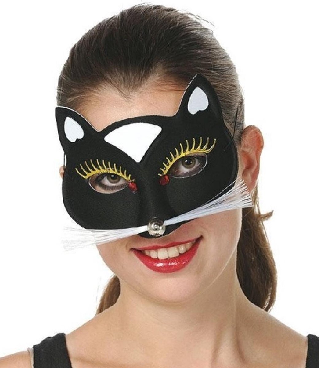 Oogmasker Kat Masker zwart | bol