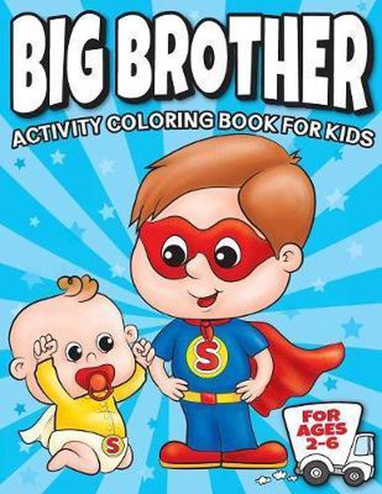 New Baby Siblings Workbooks- Big Brother Activity Coloring Book For ...