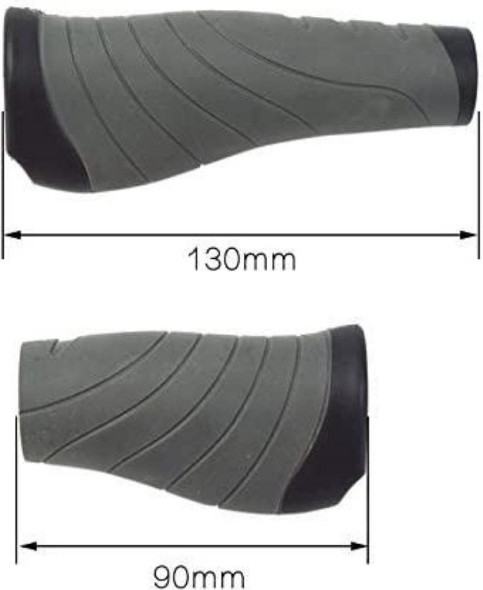 Ergonomische Fiets Handvat set – Lang Kort voor gebruik met Gripshift ...