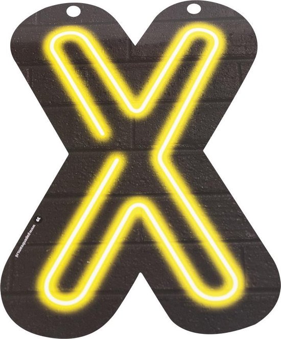 Neon Letter X 24cm | bol.com