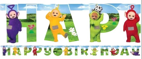 Teletubbies Letterslinger 1,8 Meter | bol.com