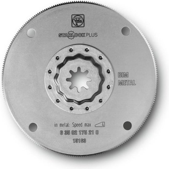 Fein Starlock Plus HSS-zaagblad BIM 100 mm 1 stuks 63502175210 | bol