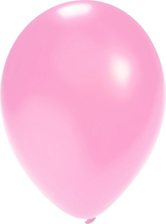 Roze ballonnen 25 stuks | Ballonnen licht roze voor lucht en helium ...