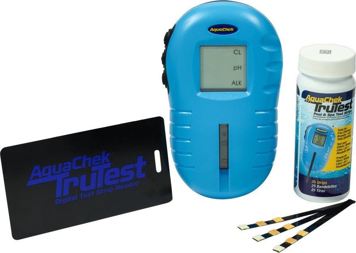 AquaChek TruTest Spa Reader Bromine Inclusief Teststrips - Blauw | bol