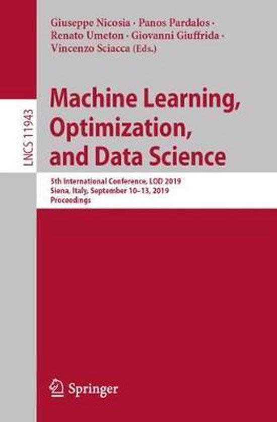 Machine Learning, Optimization, and Data Science | 9783030375980 ...