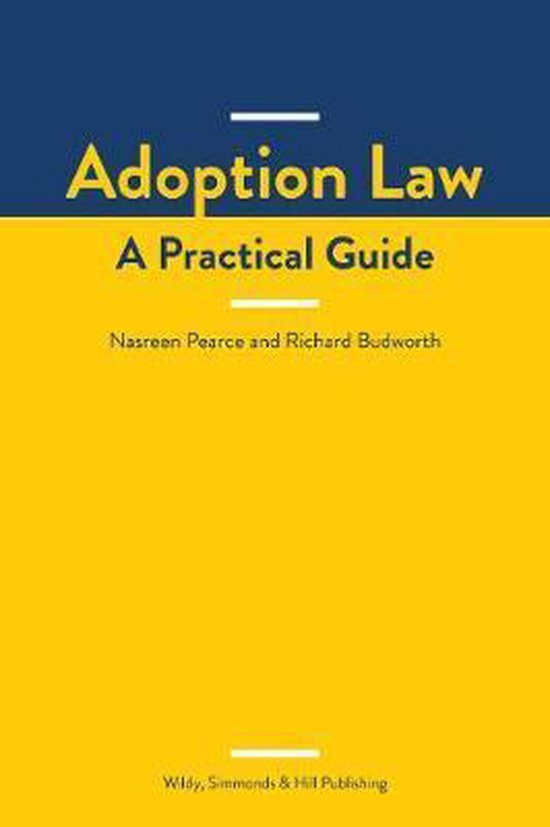 Adoption Law: A Practical Guide | 9780854902859 | Nasreen Pearce ...