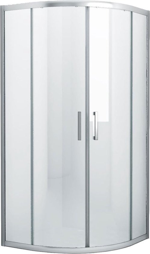 Cabine de douche James Nano quart de rond porte coulissante d'entrée d ...