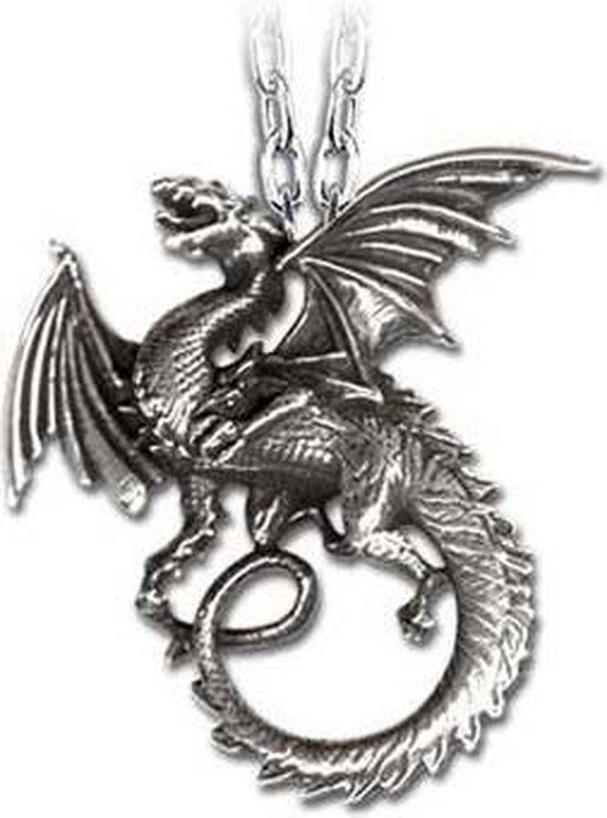 Alchemy Gothic Ketting THE WHITBY WYRM Zilverkleurig | bol