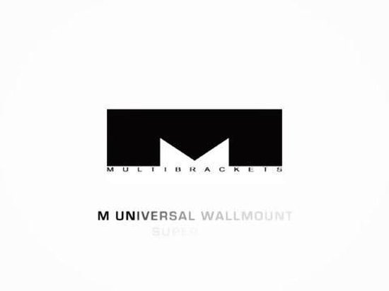 Multibrackets ultra vlakke tv-beugel (aluminium) 32" - 55" inch | bol