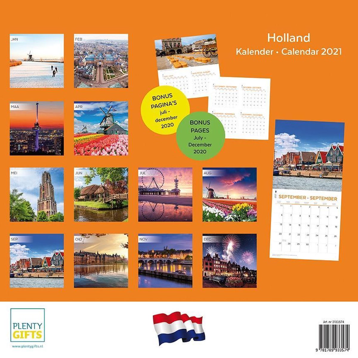 Holland Kalender 2021 | bol.com