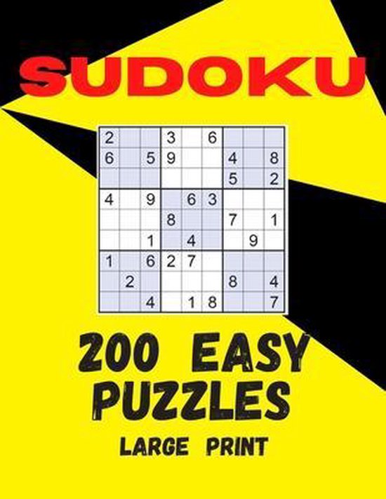 Sudoku: 200 Easy Puzzles Large Print | 9798643810278 | Boeken | bol.com