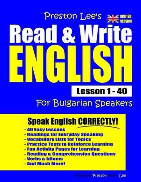 Preston Lee's English for Bulgarian Speakers (British Version)- Preston ...
