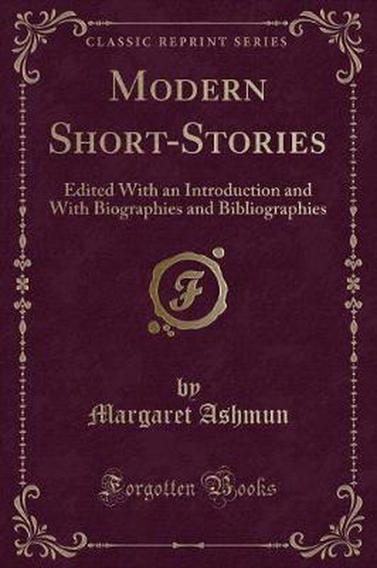 Modern Short-Stories, Margaret Ashmun | 9781331094098 | Boeken | bol