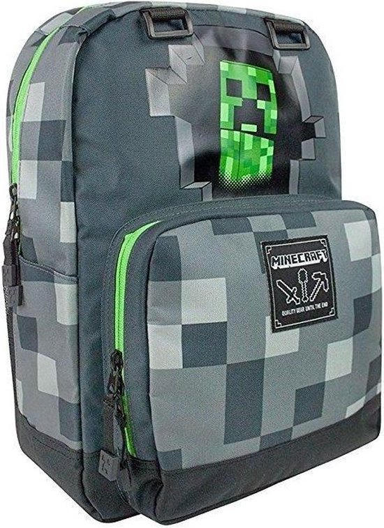 Minecraft Creepy Creeper Dark Grey | bol