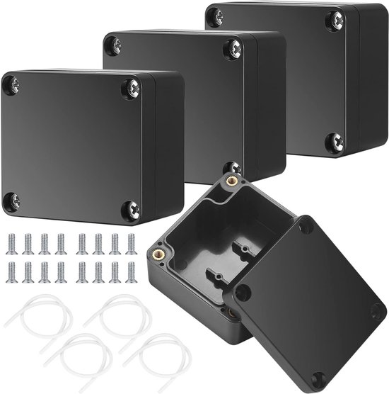Waterdichte Verdeeldozen Set van 4 - Elektronische Projectdozen voor ...