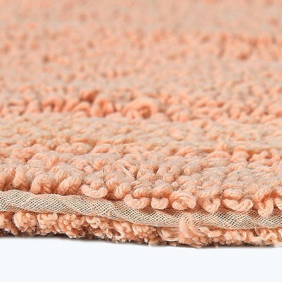 Ronde Badmat 80cm - Luxe 100% Katoen, Extra Zacht, Antislip, Reversibel ...