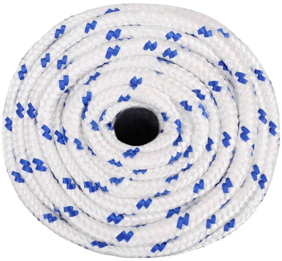 Boot touw 18 mm 100 m polypropyleen wit | bol