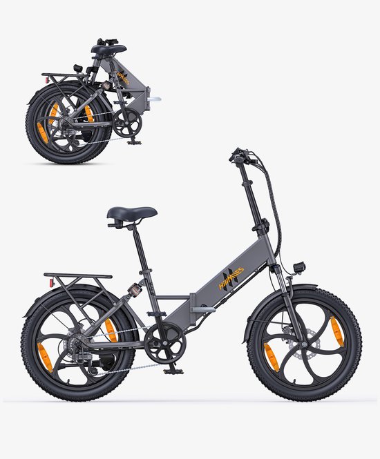 Hillmiles Mile 2 Elektrische fiets - Actieradius 60km - Verwijderbare batterij 36V13Ah... | bol