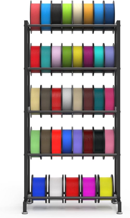 Metalen Filament Opslagplank 5 Verdiepingen voor 3D Printer Filamenten ...