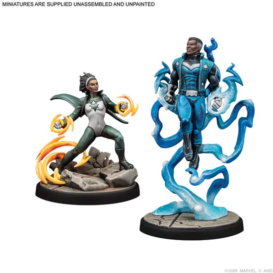 Marvel Crisis Protocol Blue Marvel & Spectrum - Miniaturenspel - Atomic ...