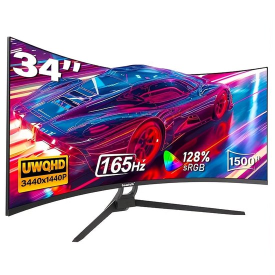 Gaming Monitor – Curved Scherm – Ultrawide Beeldscherm – PC Monitor ...