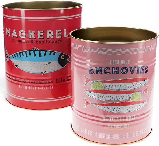 Boîtes de conserve de poisson Rex London - Grandes boîtes de ...
